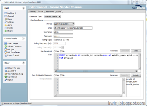 Getting Started with Mirth (Part 1)